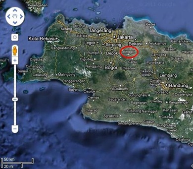 Google Maps of Jonggol